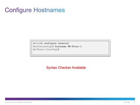 Chapter 2 Configure A Network Operating System Ppt