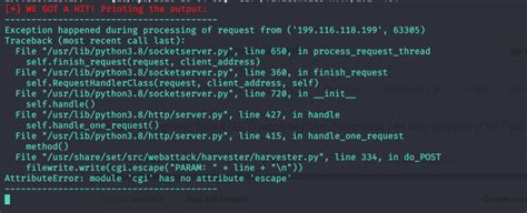 Module Cgi Has No Attribute Escape · Issue 721 · Trustedsecsocial Engineer Toolkit · Github
