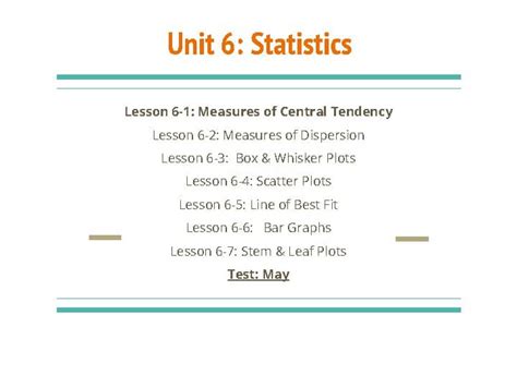 Statistics Measures Of Central Tendency Mean Median Mode Tpt