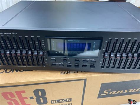 Sansui Se 8 Graphic Equalizer W Spectrum Analyzer Free Shipping Photo