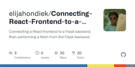 Github Ondiekelijahconnecting React Frontend To A Flask Backend