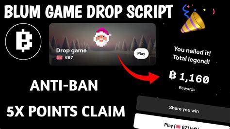 Blum Drop Game Script Santa Script 5x Unlimited Farming Blum Update Youtube