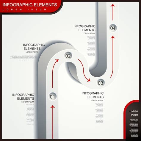 Premium Vector Abstract Flow Chart Infographics