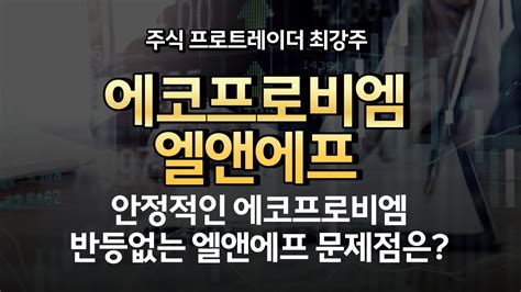 에코프로비엠엘앤에프 안정적인 에코프로비엠에 비해 반등없는 엘앤에프 문제점은 반등할까요 Youtube