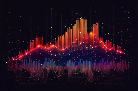 Abstract Technology Backgrpund With Dots And Lines Connected Generative Ai Stock Illustration