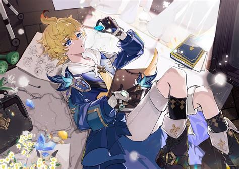 Eula Jean Amber Kaeya Lisa And 1 More Genshin Impact Drawn By
