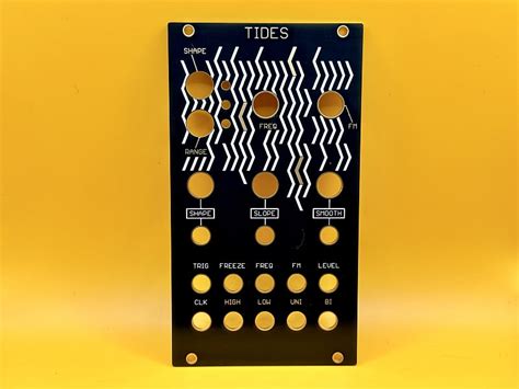 Mutable Instruments Tides Panel Black Reverb