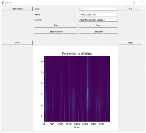 Graphical User Interface For Guided Re Labeling Of Dataset Segments