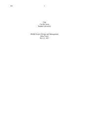 Cecilia Gates HS460 Unit 2 Assignment Final Assignment 1 Docx HIV 1 Title Cecilia Gates