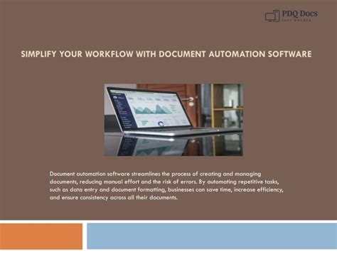 ppt simplify your workflow with document automation software