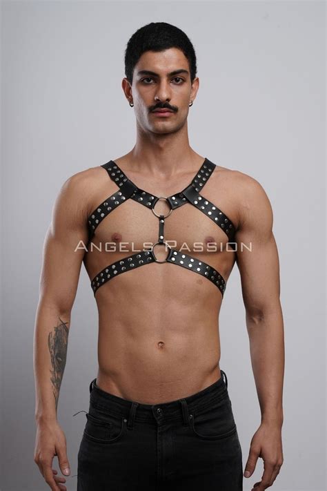 Chest Harness Men Leather Harness Men Fetish Bondages For Men Suspender Harness Men Bdsm And