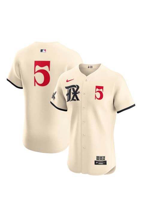 Nike Mens Nike Corey Seager Cream Texas Rangers City Connect Elite Player Jersey Nordstrom