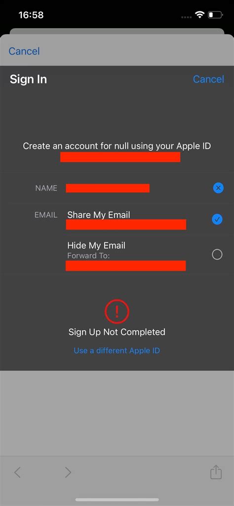 Apple Sign In Sign Up Not Comple Apple Developer Forums