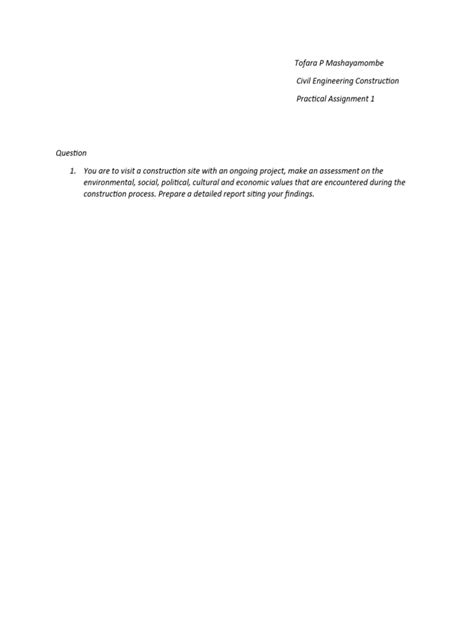tofara practical assignment 1 pdf air pollution particulates