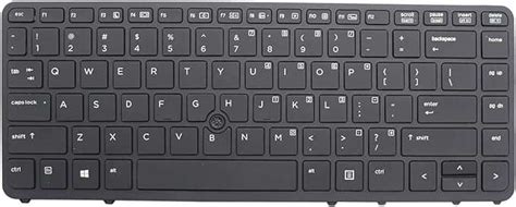 New Replacement Keyboard Compatible With HP EliteBook 850 G2 Keyboard Backlit Point US 736654
