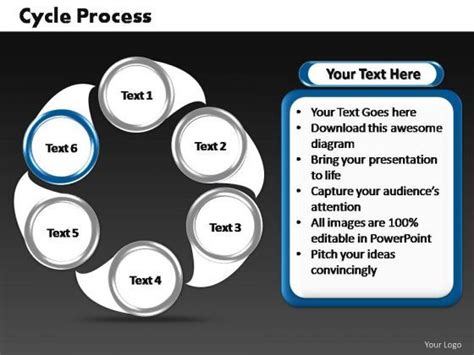 PowerPoint Layouts Success Cycle Process Ppt Backgrounds