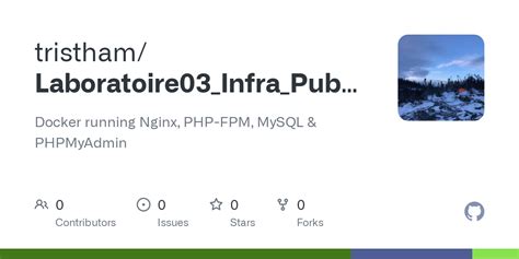 Github Tristham Laboratoire Infra Public Docker Running Nginx Php Fpm Mysql Phpmyadmin