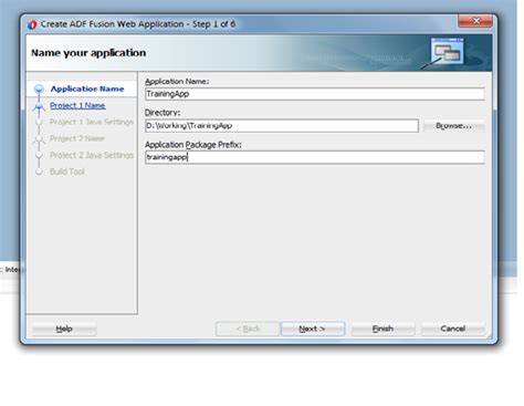 Develop With Adf How To Create Adf Application