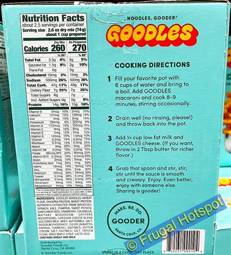 Goodles Cheddy Mac At Costco Frugal Hotspot