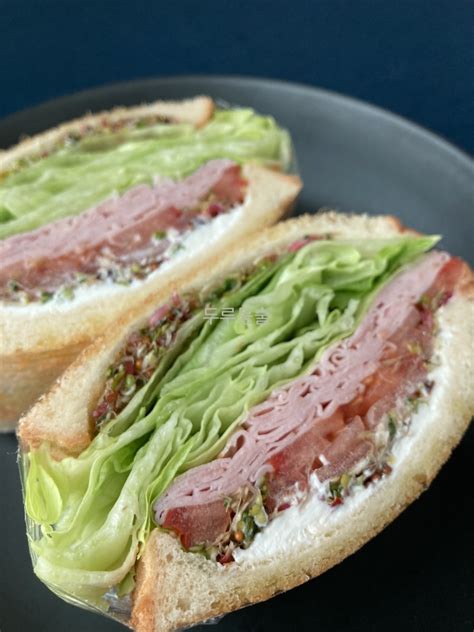 건강한 식단 햄야채 그릭요거트 샌드위치 레시피