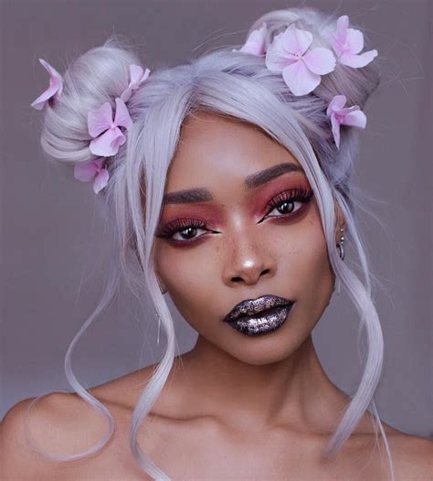 Grey Hair On Dark Skin Grey Hair Color Skin Color Hair Colors Brown