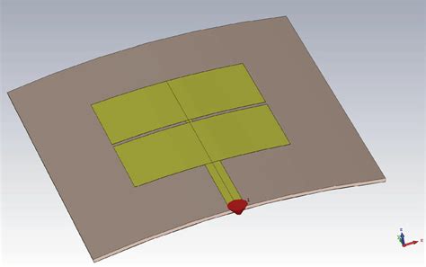 Cst Design Model Of Even Patch Antenna Download Scientific Diagram
