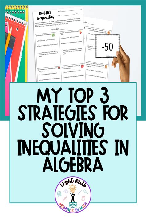 My Top 3 Strategies For Solving Inequalities In Algebra Light Bulb