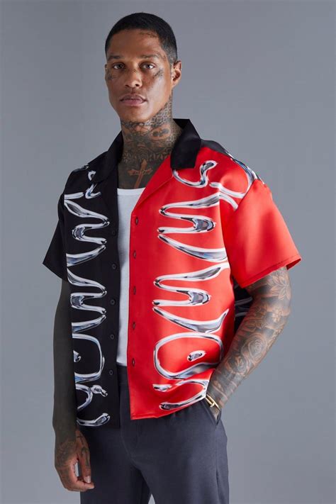 Men's Printed Shirts | Mens Patterned Shirts & Floral Shirts | boohoo UK