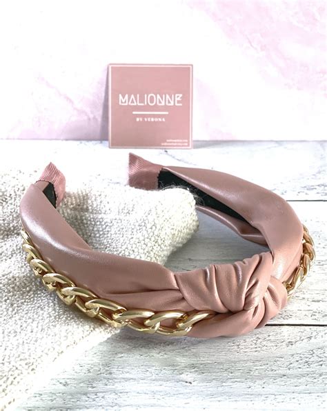 Love Shackles Headband Set Modern Headband Nude Vegan Etsy