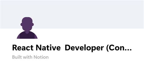 Goteacher On Linkedin React Native Developer Contract Part Time