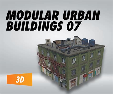 Modular Urban Building Filebase For Unity