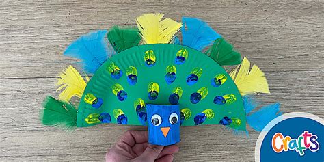 Peacock Paper Plate Craft Teacher Made Twinkl