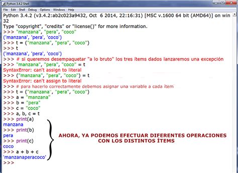 APRENDER A PROGRAMAR CON PYTHON TUPLAS
