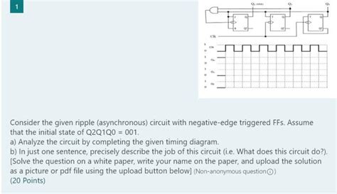 Solved 1 2 1 P Consider The Given Ripple Asynchronous