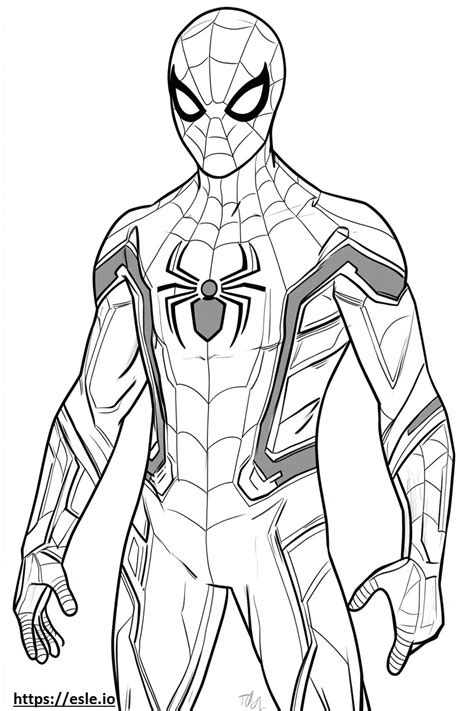 Spiderman Miles Moral Coloriage