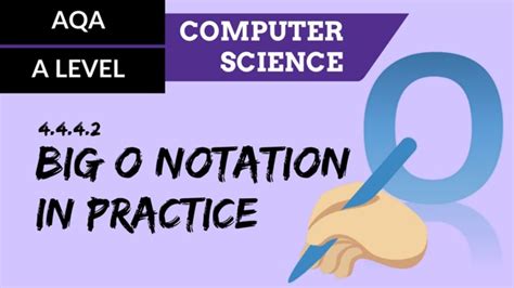Aqa A Level Slr08 Big O Notation In Practice Clickview