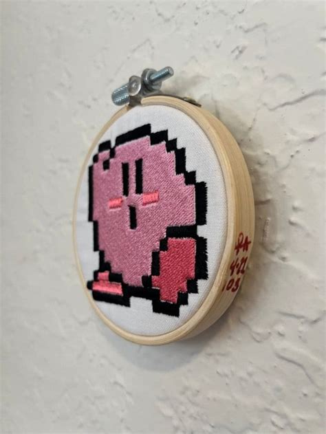 8 Bit Kirby Adventure 3x3 Embroidered Hoop Nostalgic Charm For Your Space Etsy Kirby 8 Bit 8 Bit Kirby Adventure 3x3 Embroidered Hoop Nostalgic Charm For Your Space Etsy Kirby 8 Bit