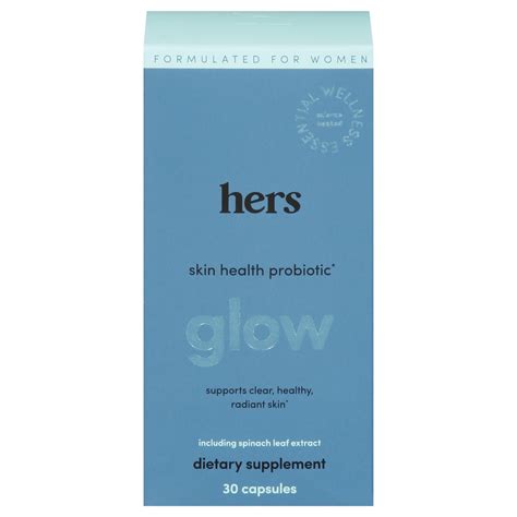 Hims And Hers Hers Glow Skin Health Womens Probiotic Supplement 30 Ct