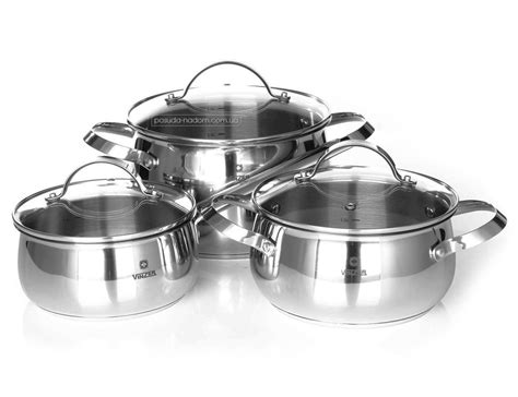 ≡ 🍽️ Набор посуды Vinzer 89030 Culinaire 6 пред. купить в Киеве ...