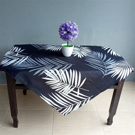 Jual Alas Taplak Meja Model Persegi Empat 100x100cm Kain Katun Motif Batik Dekorasi Ruang Tamu ...