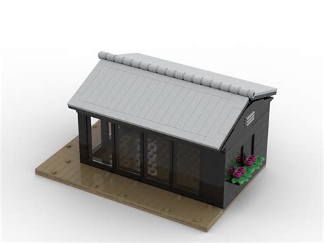 Lego Moc Small Vacation House By Gbbrick Rebrickable Build With Lego
