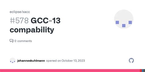 Gcc 13 Compability · Issue 578 · Eclipsexacc · Github