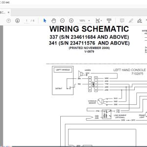 Bobcat Excavator Electrical Wiring Schematic Manual HeyDownloads Manual Downloads