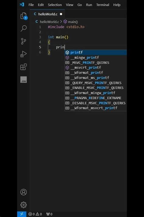How to print Hello World in C | C Programming | Coding Champs - YouTube