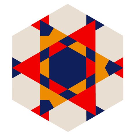 4 designs based on hexagons r geometric