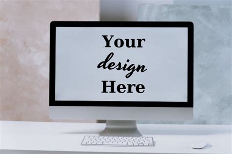 Desktop Mockup Monitor Mockup Computer Mockup Screen Mockup Device Mockup Computer Screen