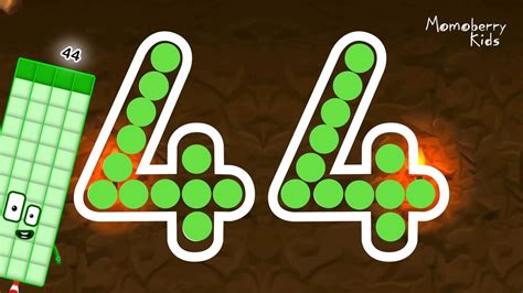 Numberblocks 44 Magic Run Numberblocks Fourty Four Adventure Number Counting Go Explore