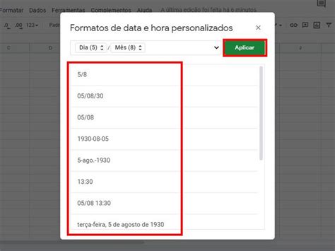 Como Alterar O Formato De Data Do Google Planilhas Canaltech