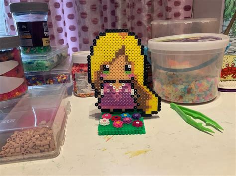 Rapunzel With Perler Beads Please Save If You See This Pin Im