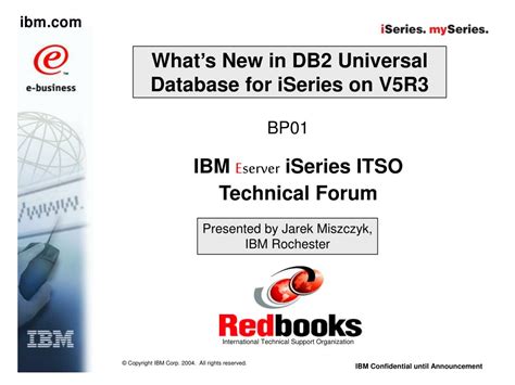 Ppt Whats New In Db2 Universal Database For Iseries On V5r3